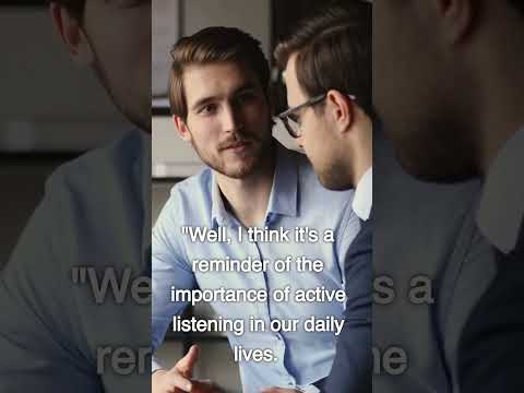 Listen and Silent: The Importance of Active Listening #motivation #shorts