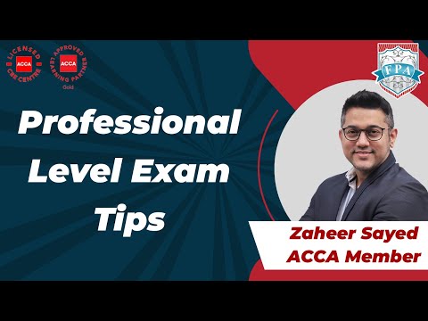 ACCA Professional Level Exams | ACCA SBL SBR APM AFM AAA ATX | ACCA Exam Tips 2023 #accaexams