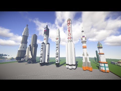 Objects Collection - Space Rockets Minecraft Map