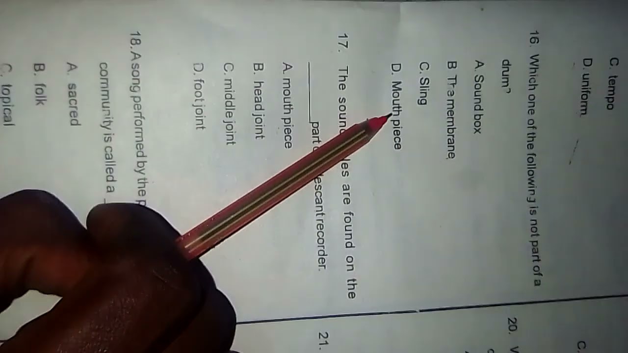 creative art grade 4(questions and answers)