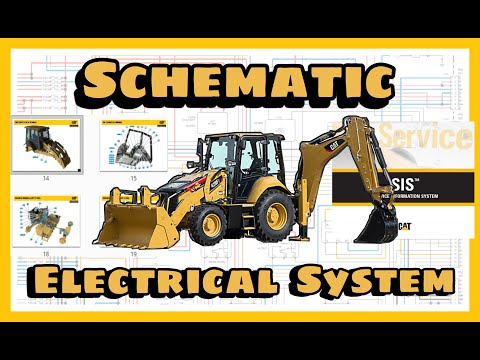 Schematic Backhoe Loader 416F2, 422F2, 428F2 and 434F2 Electrical System with SIS Caterpillar