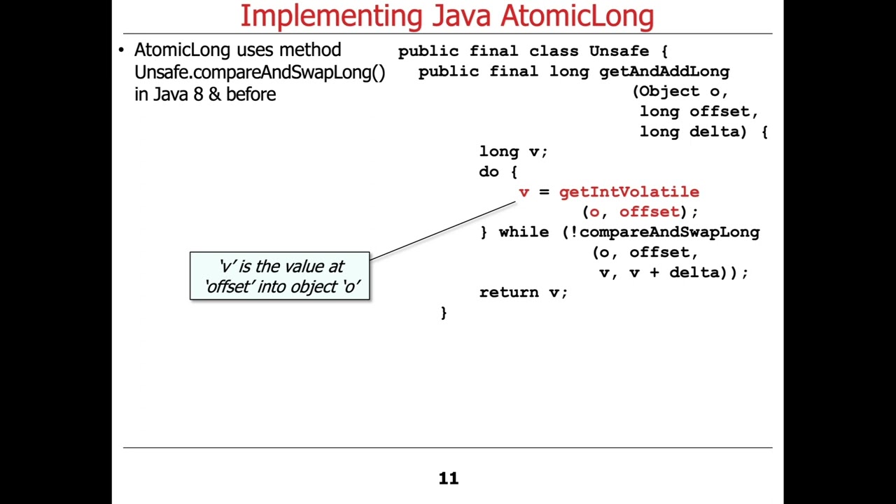 Implementing Java AtomicLong