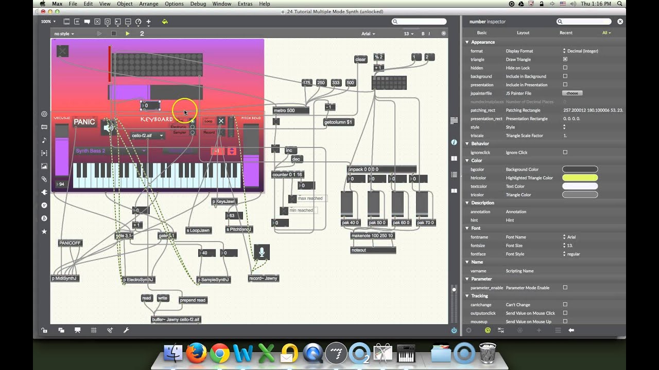 Max 7 Tutorial # 28: Multi Modal Music Machine (1)