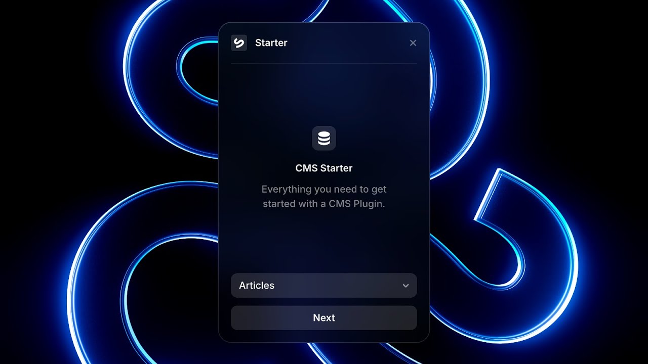 Framer Update: CMS Starter Plugin