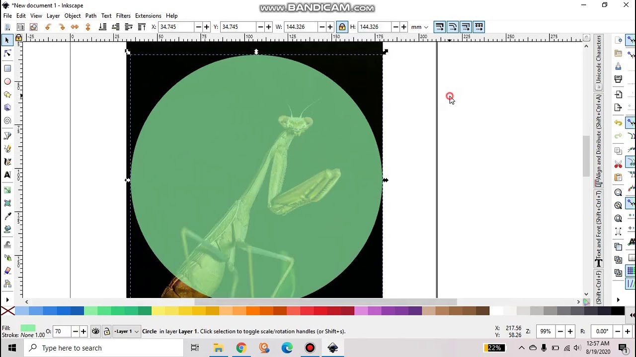 Tutorial Dasar Inkscape-Clip dan mask