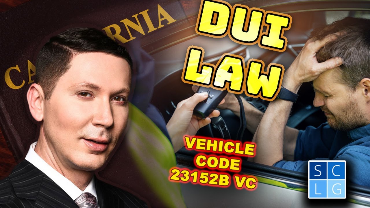 Vehicle Code 23152b VC -- a former DA explains
