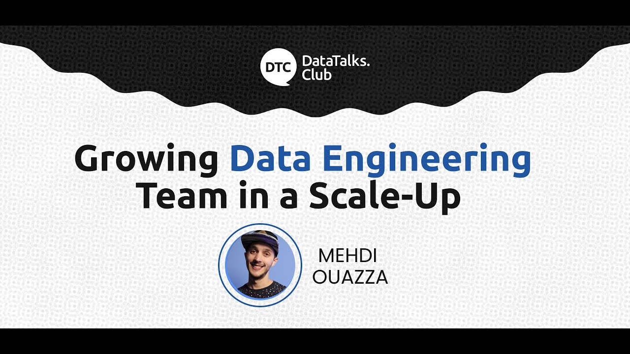 Growing Data Engineering Team in a Scale-Up - Mehdi OUAZZA @mehdio