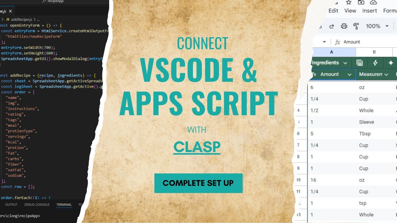 Set Up VS Code & Clasp for Google Apps Script (Windows Tutorial + One-Line Project Setup)