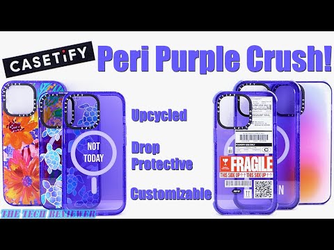 CASETiFY Peri Purple Crush iPhone 13 Pro / Max Cases: Drop Protective * Customizable * Eco Friendly!