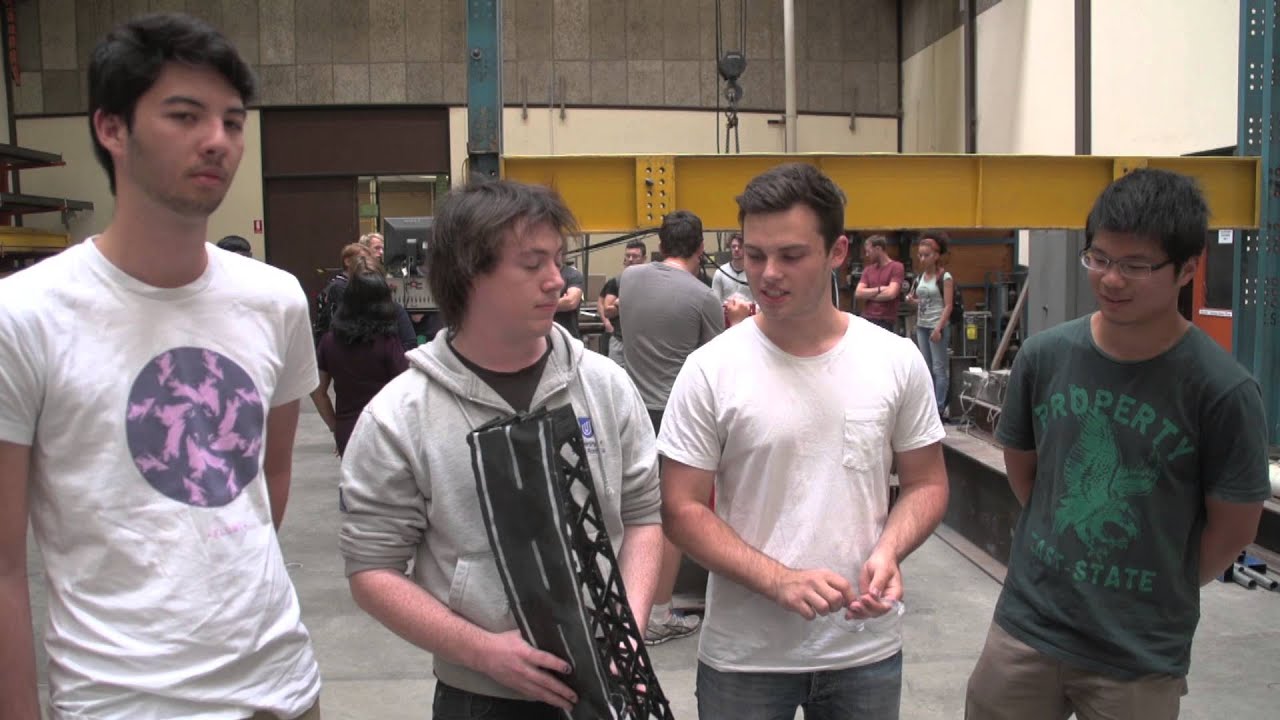 UniSA Engineering Popsicle Stick Bridge Competition