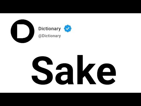 Sake Meaning In English