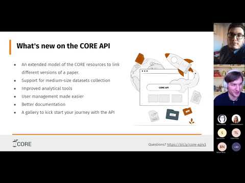 Access the world’s research outputs through the CORE API – CORE