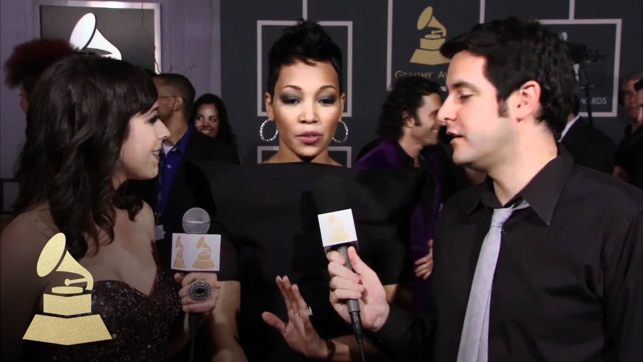Monica on the 53rd Annual GRAMMY Awards red carpet | GRAMMYs