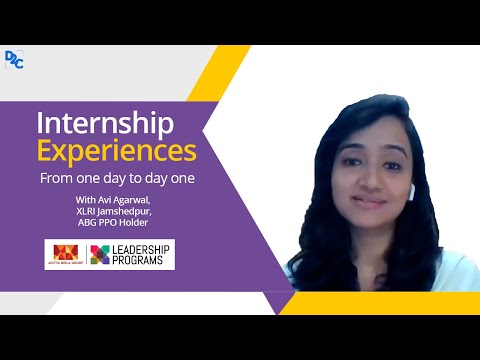 Avi Agarwal ABGLP internship experience