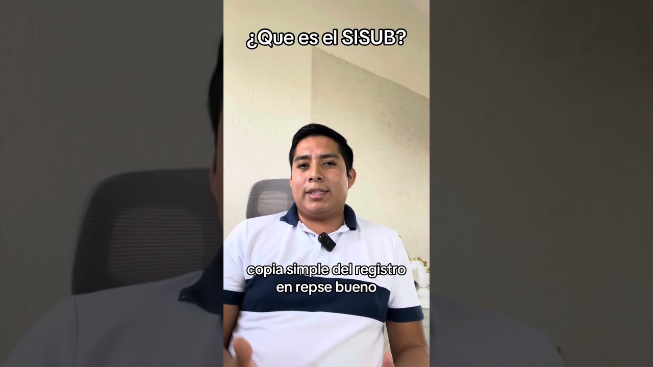 ¿Que es el SISUB?