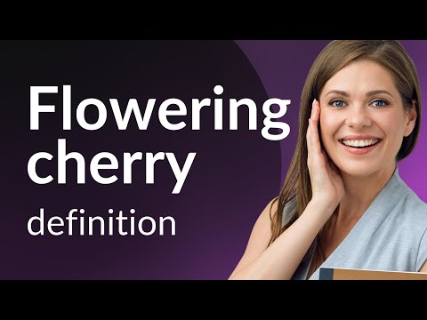 Flowering cherry — what is FLOWERING CHERRY meaning