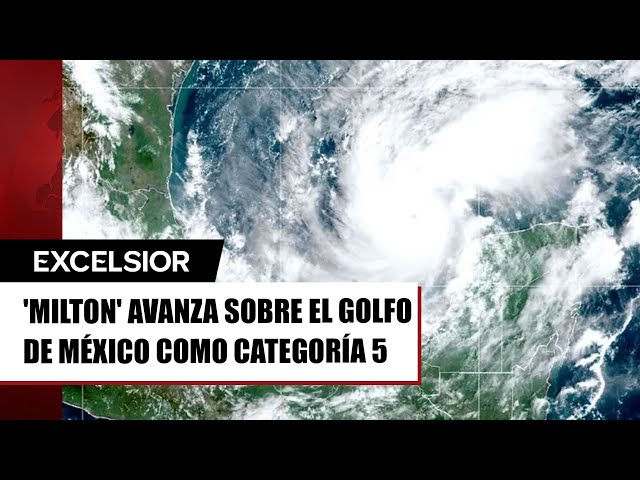 Así fue la transformación de ‘Milton’ de tormenta tropical a huracán ...