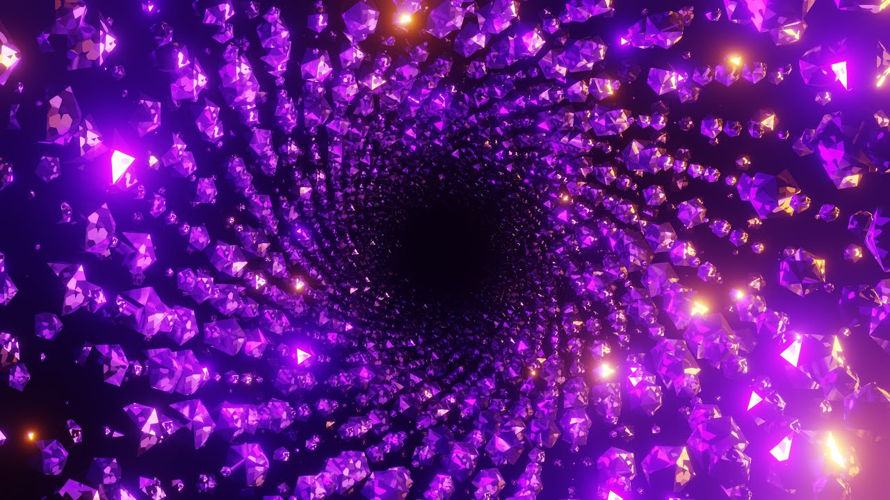 Ruby Tunnel Motion Graphic Background Video | live Wallpaper