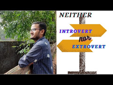 I am neither introvert in nature nor Extrovert in nature.