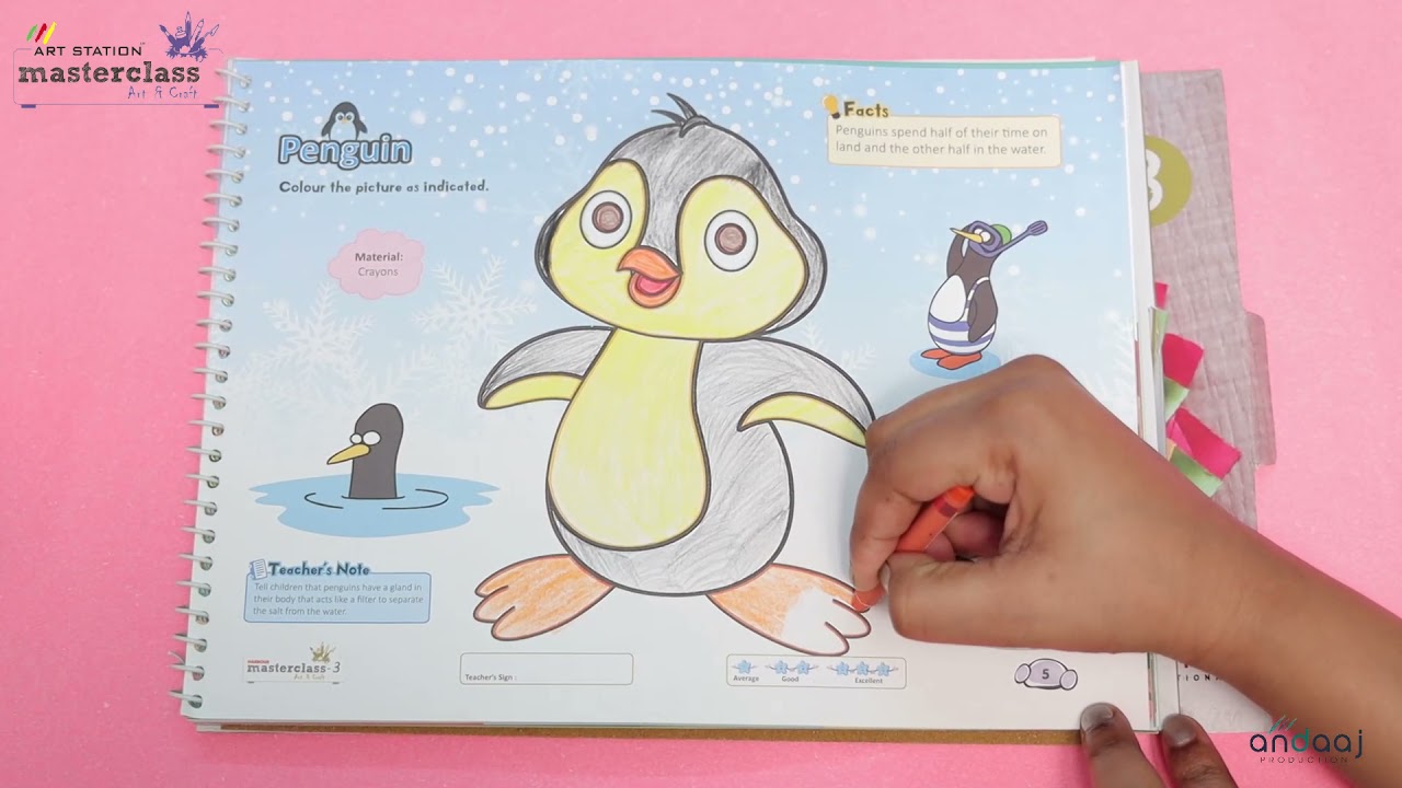 Masterclass Art & Craft Tutorial |Class 3 | Activity 3 | Art Station