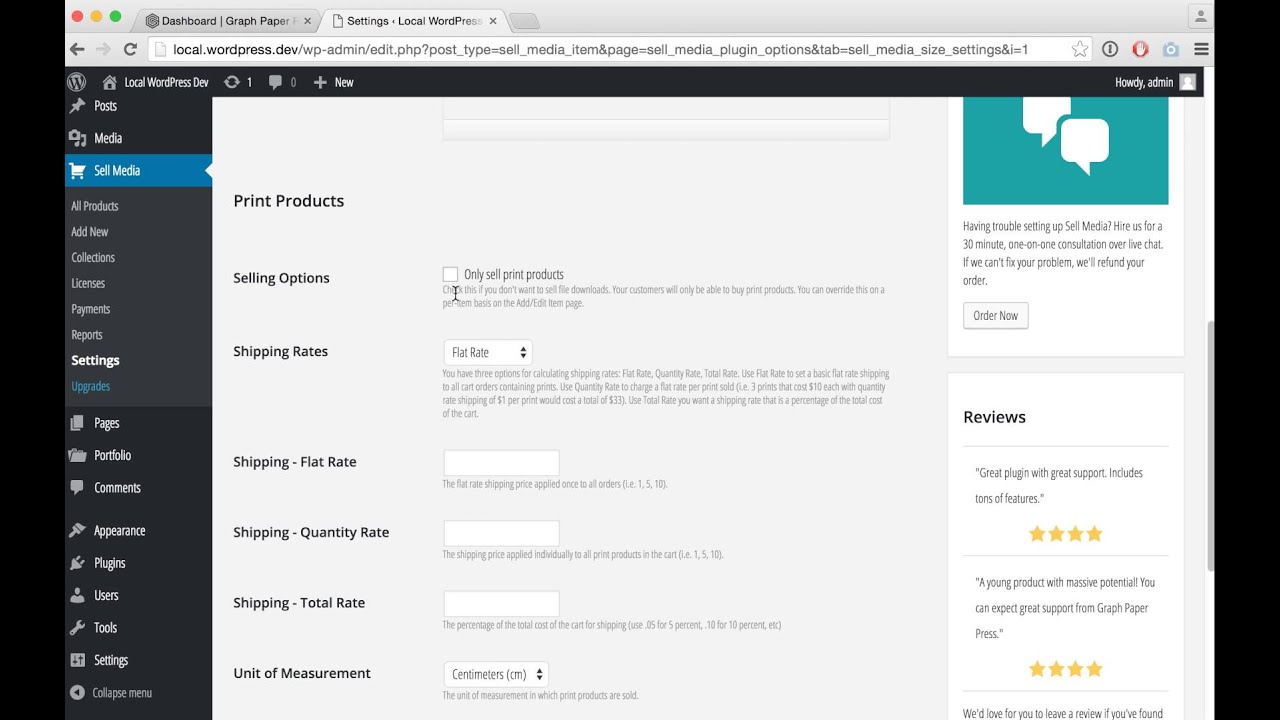 How to install and configure the Prints extension for the Sell Media WordPress plugin