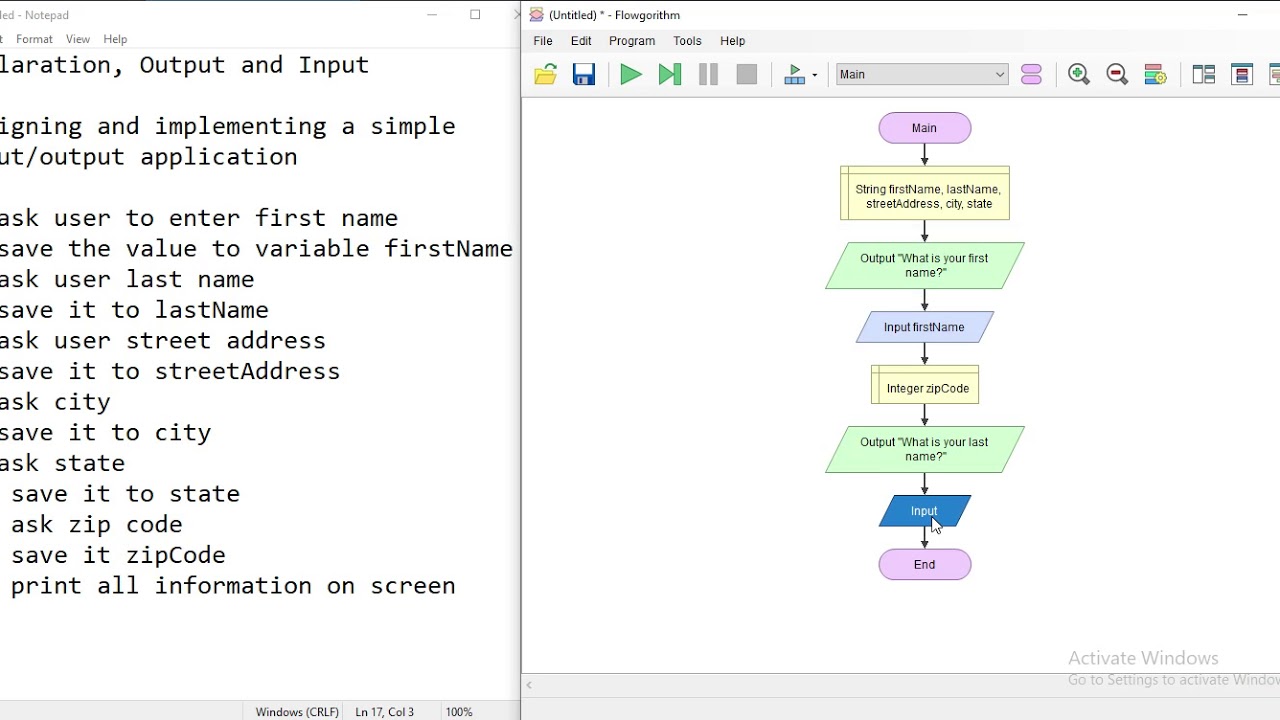 Flowgorithm 2.20 Tutorial #10