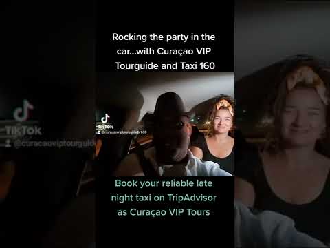 Late night taxi service in Curaçao.