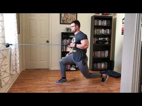 Banded Squat to Single-Arm Row | myworkouts.io