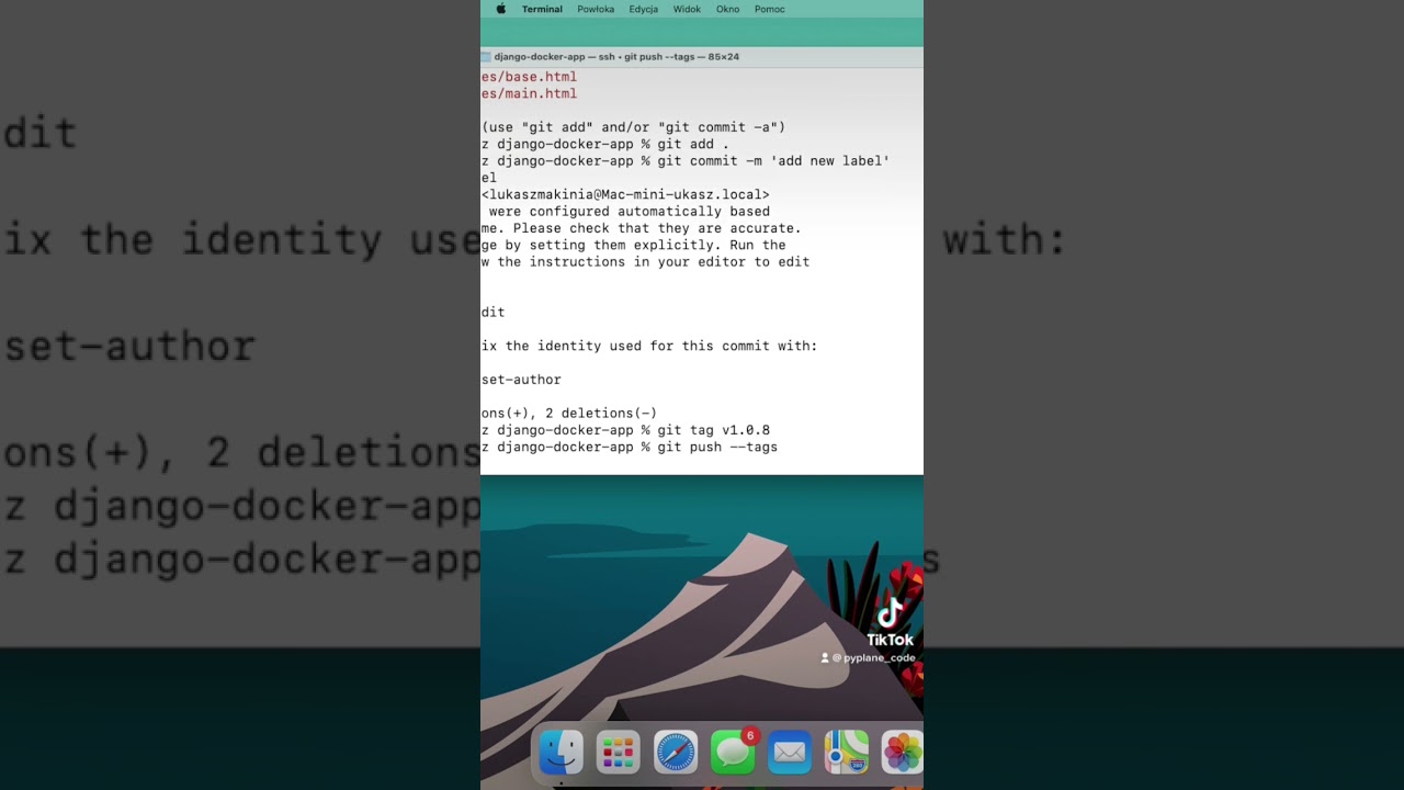 Docker + GitHub actions + Django