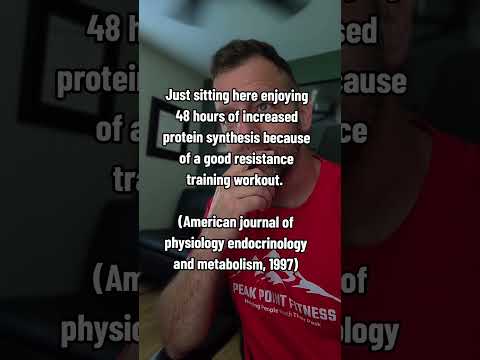 Resistance Training Builds Muscle For 48 Hours | #protein #strength #muscle