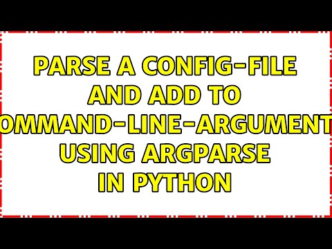 Parse a config-file and add to command-line-arguments using argparse in Python