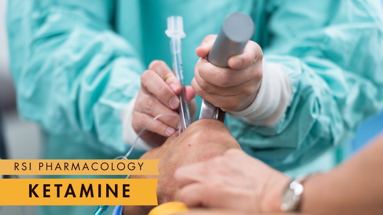 Ketamine - Rapid Sequence Intubation - MEDZCOOL