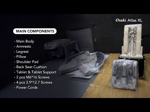 Osaki Atlas XL Installation & Setup (Costco Massage Chair)