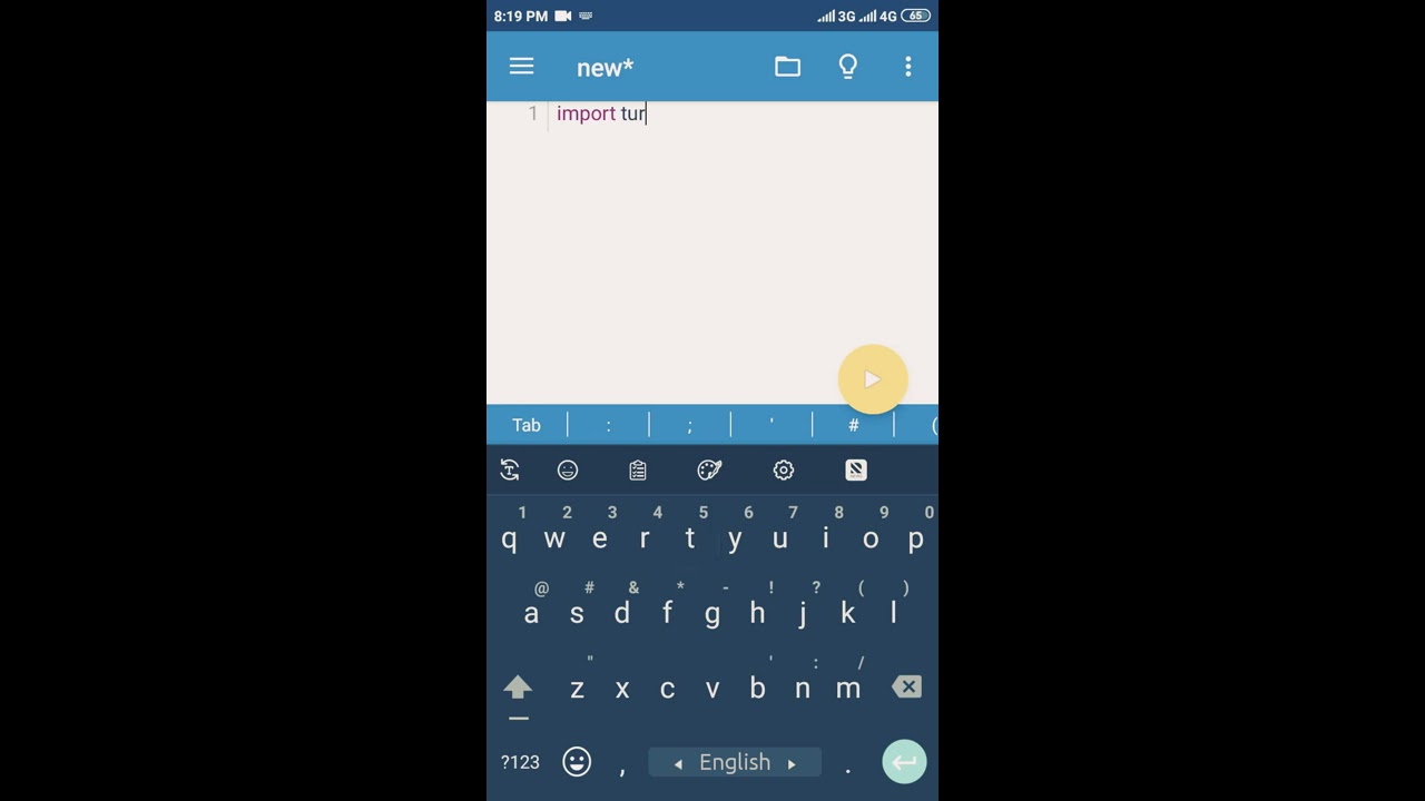 Drawing a Circle of 36 axis using Turtle Python Module | Python Programming Basic