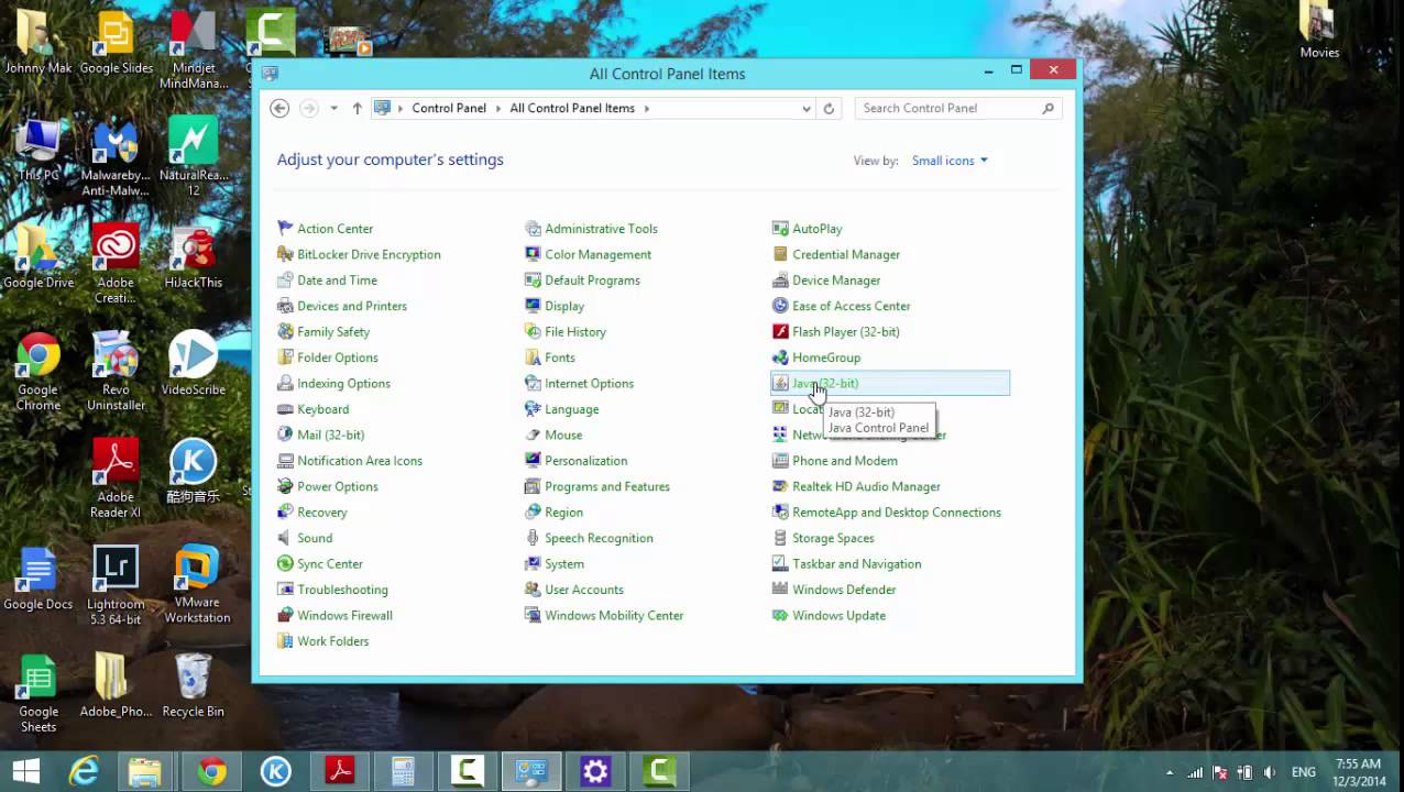 How to Disable Java Auto Update on Windows 8.1