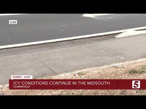 Parts of Middle Tennessee hit with icy weather overnight