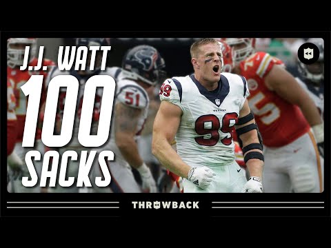 ALL 100 of J.J. Watt's Career Sacks So Far!