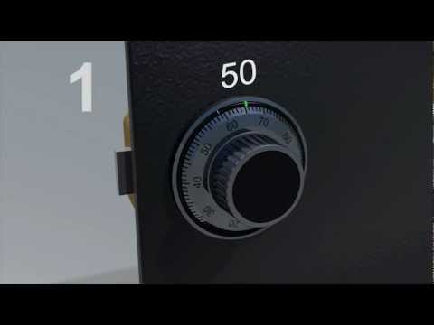 LA GARD Mechanical Lock: 4-Wheel - How to Open Using the Factory Combination