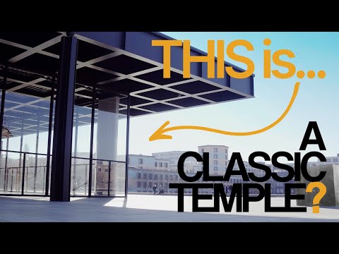 This is why Mies van den Rohe´s Neue Nationalgalerie is much more than "Less is More"