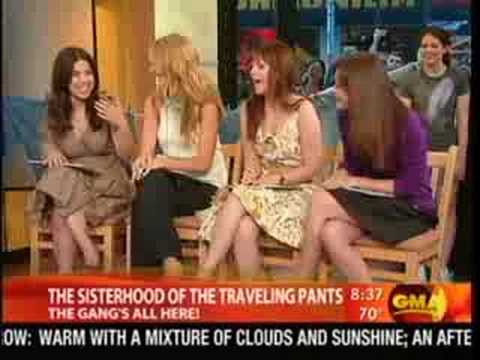 The Sisterhood of the Traveling Pants 2 cast on GMA