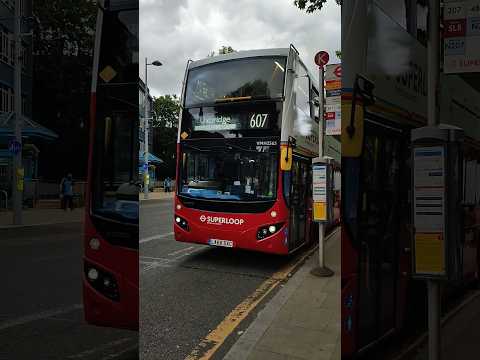 The FINAL DAY of Express Route 607 before it is renumbered to SL8.