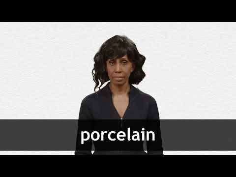 How to pronounce PORCELAIN in American English