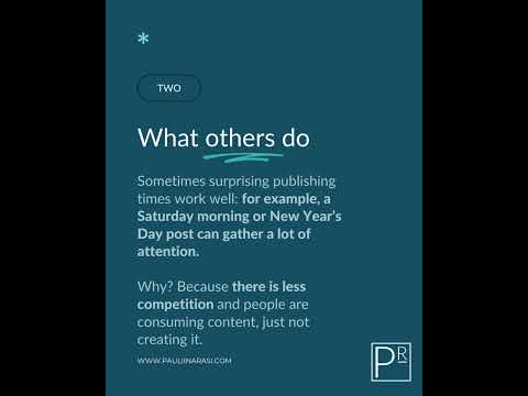 What is the best time to publish content on LinkedIn?