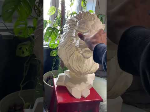 STL file Futuristic Lion 🦁 (GCODE)・3D printer design to download・Cults