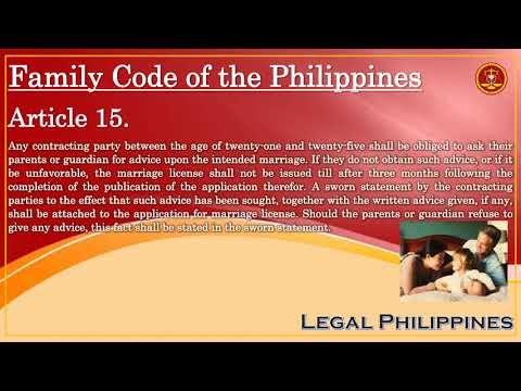 Family Code of the Philippines, Article 15 | John