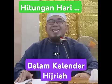 Hitungan Hari Dalam Kalender HIJRIAH (Ust.Ruzalsi Siregar, MA)