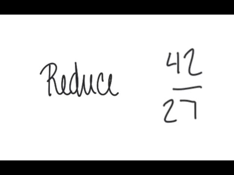 Fractions: Simplify 42/27