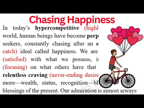 Secret to Happiness | Comprehension Passage | Happiness | Passage Reading | Inspirational Article