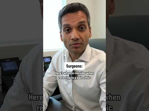 Advice to surgeons (from a pain physician)