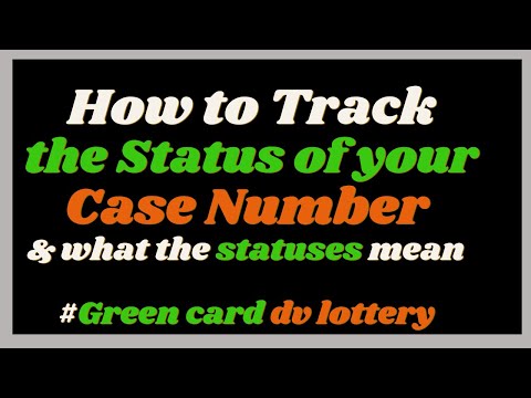How to Check the Status of your Case Number | Meaning of each Case Status| Immigrant Visas